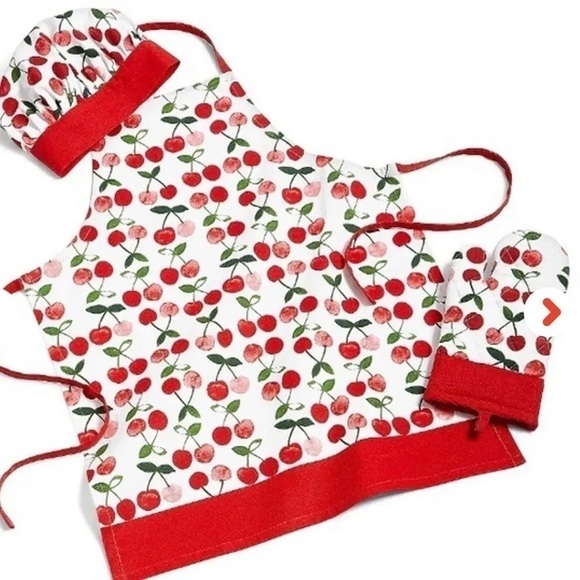 Martha Stewart | Accessories | 3pcs Martha Stewart Kids Apron Chefs Hat ...